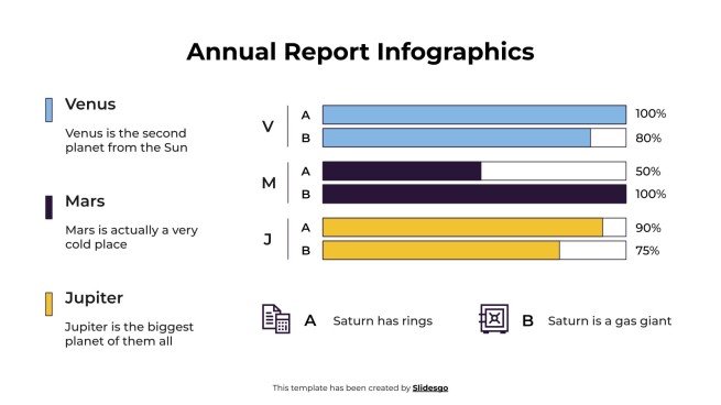 Annual Report Infographics Template