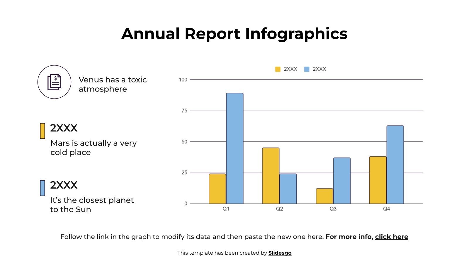 Annual Report Infographics Template
