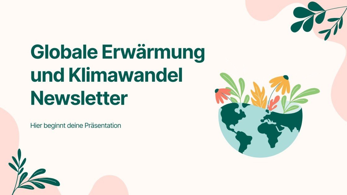 Modèles Google Slides et PPT sur le changement climatique