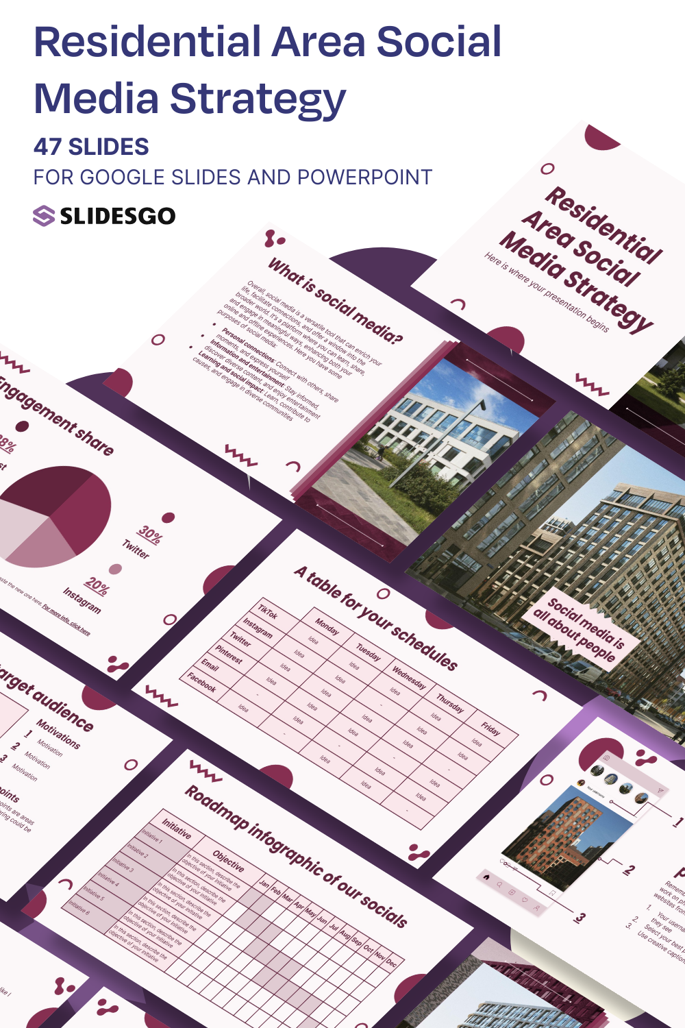 Residential Area Social Media Strategy Presentation