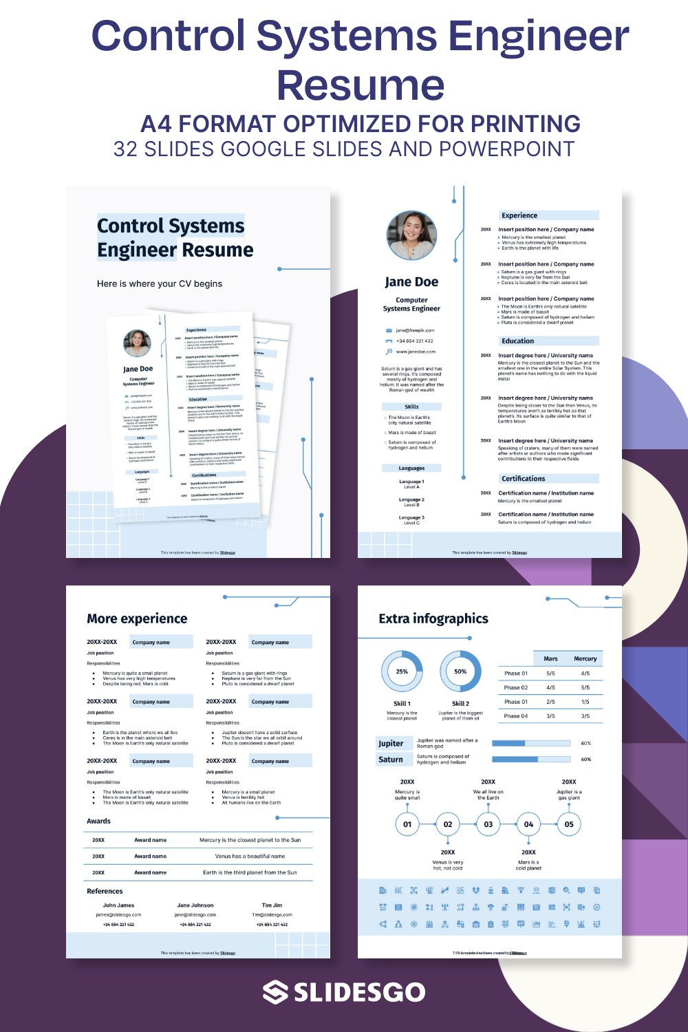 Control Systems Engineer Resume Presentation