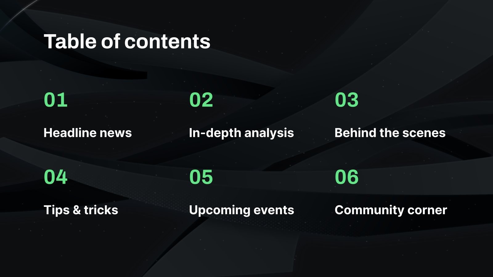 Automotive Industry Newsletter Presentation