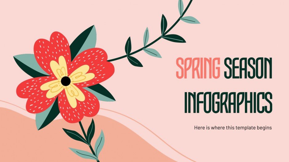 Infografías llegó la primavera | Google Slides y PowerPoint