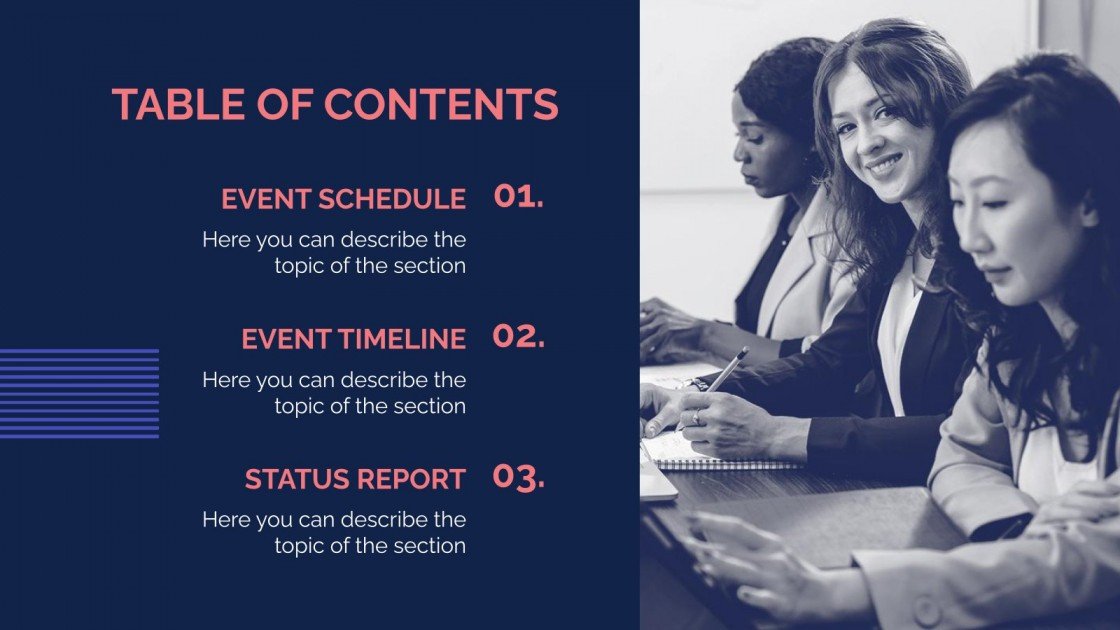Post-Event Report Meeting | Google Slides & PowerPoint template