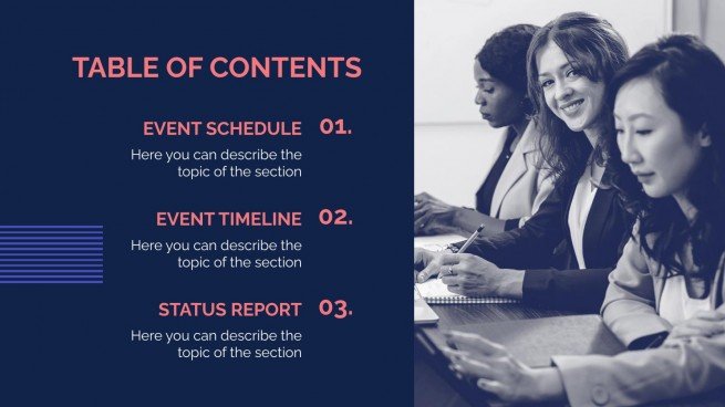 Post-Event Report Meeting | Google Slides & PowerPoint template
