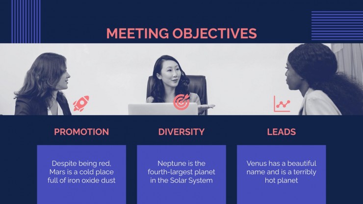Post Event Report Meeting Google Slides PowerPoint Template