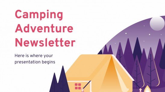 Free Google Slides & PPT templates about camping