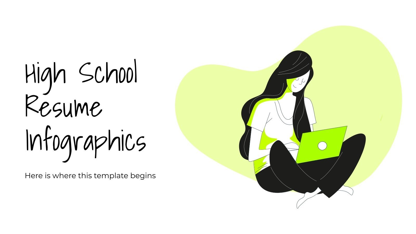 High School Resume Infographics | Google Slides & PPT