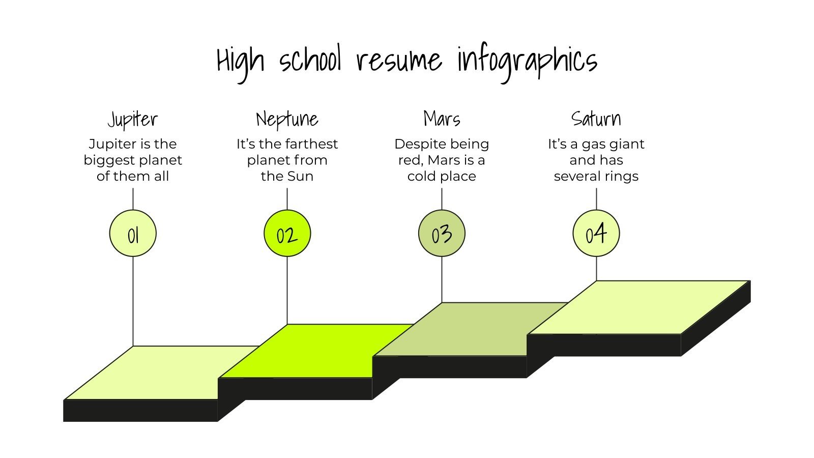 High School Resume Infographics | Google Slides & PPT