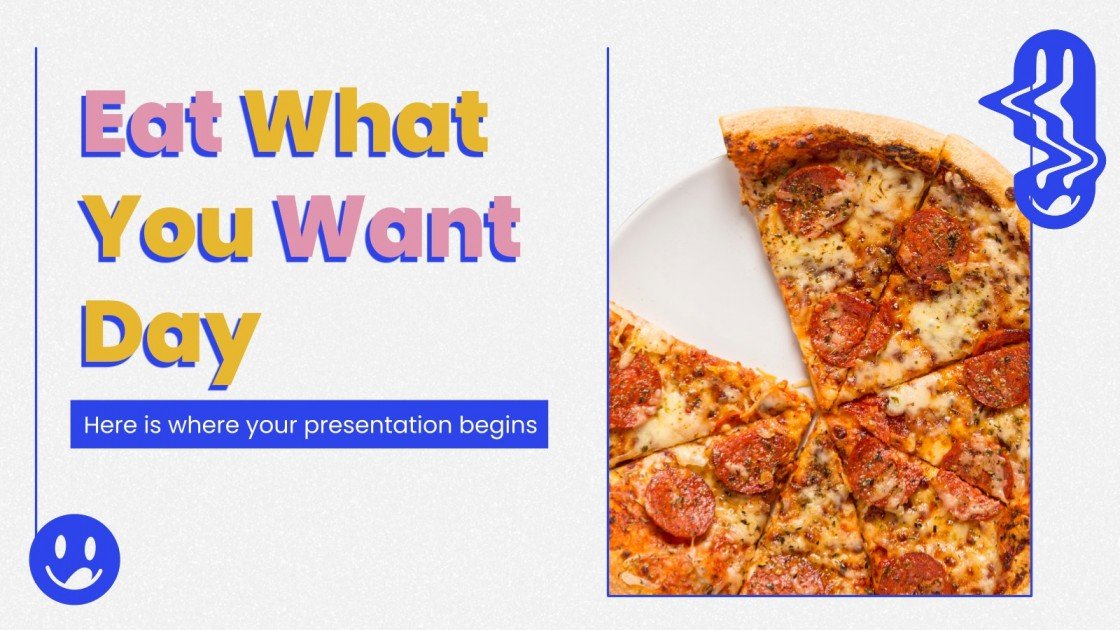 Plantillas gratuitas de Google Slides y PowerPoint sobre la pizza
