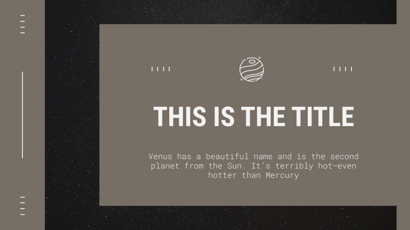 Dark Galaxy Google Slides Theme and PowerPoint Template