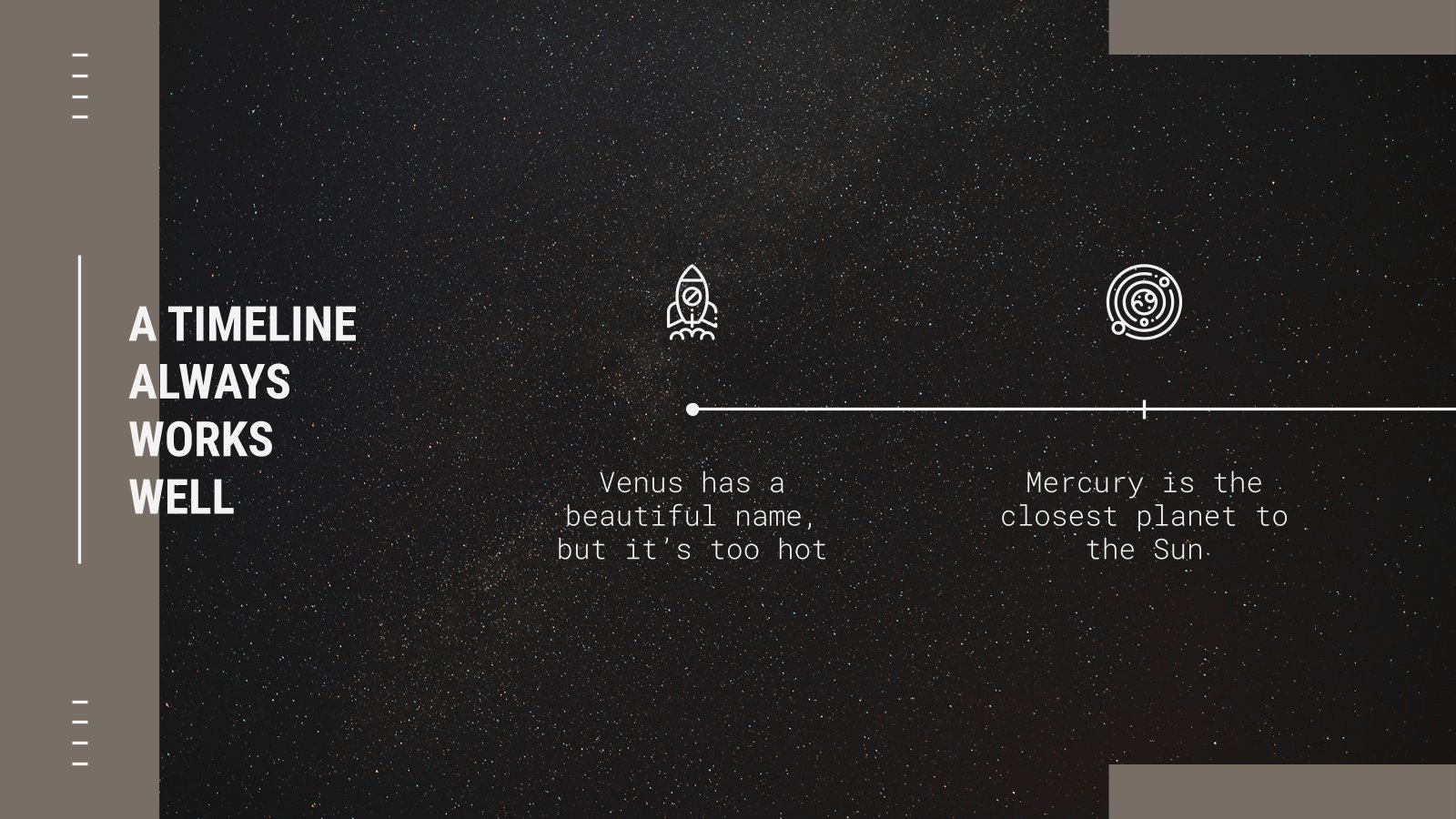Dark Galaxy Google Slides Theme and PowerPoint Template