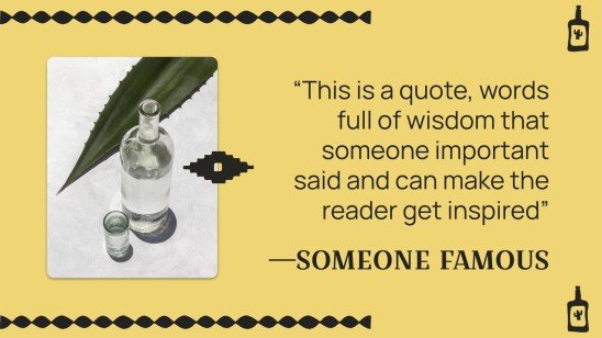 Tequila Presentation