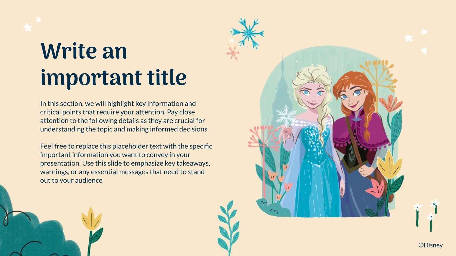 冰雪奇缘-通用PPT模版PPT模版免费下载| 懒人PPT