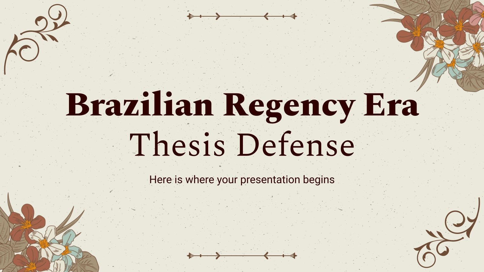 Free Thesis Defense Google Slides and PowerPoint Templates