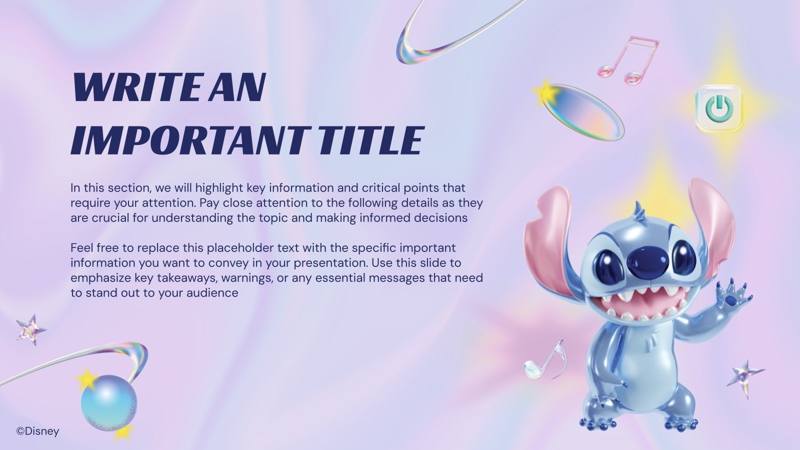 Lilo & Stitch Presentation