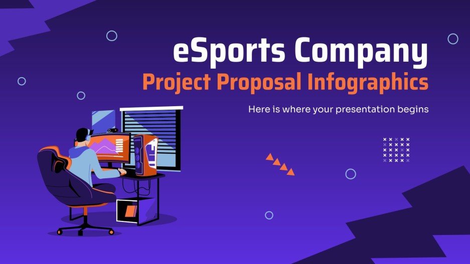 eSports Company Project Proposal Infographics Template