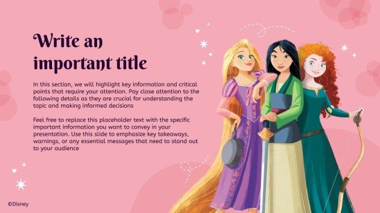 Disney Princess Presentation