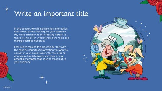 Alice in Wonderland Presentation