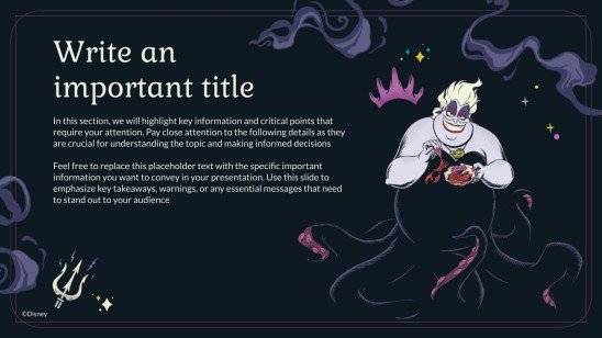 Disney Villains Presentation