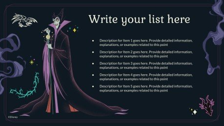 Disney Villains Presentation