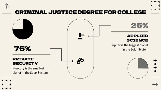 Criminal Justice Degree for College Infographics Template