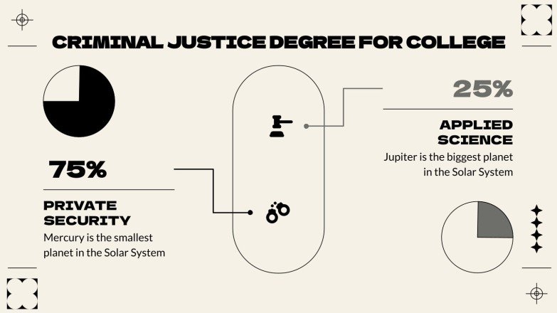 Criminal Justice Degree for College Infographics Template