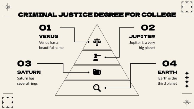 Criminal Justice Degree for College Infographics Template