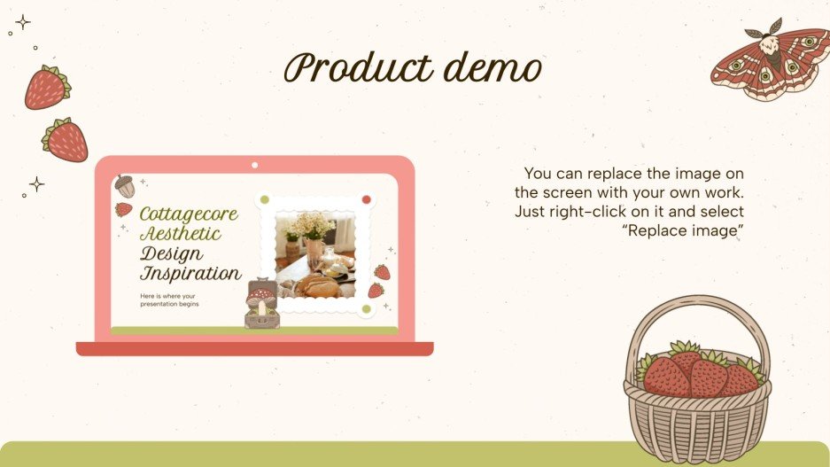 Cottagecore Aesthetic Design Inspiration Presentation