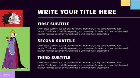 Disney Villains Presentation