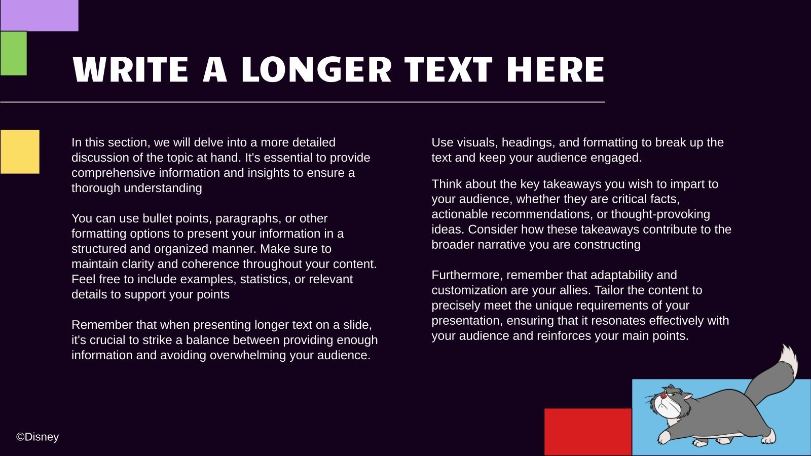 Disney Villains Presentation