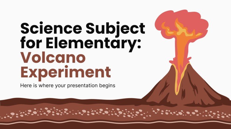 Free Google Slides themes & PPT templates about volcanoes