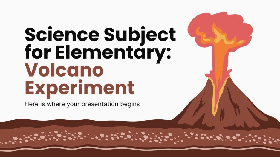 Free Google Slides themes & PPT templates about volcanoes
