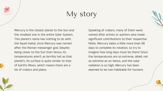 My Autobiography Presentation