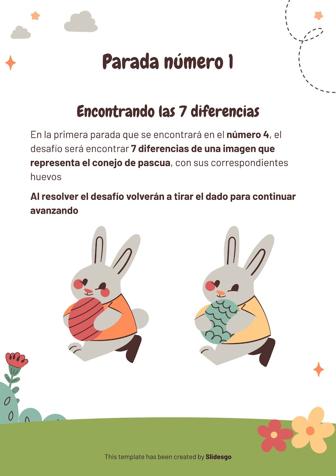 The Easter Bunny: Activity Trail Game Presentation