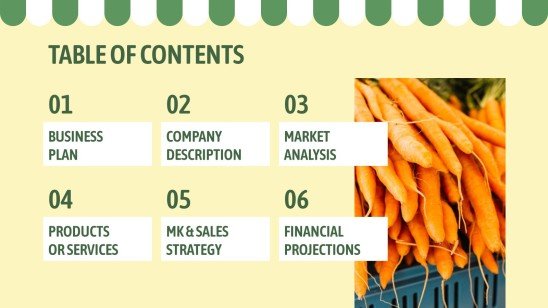 Local Fruits & Vegetables Business Plan