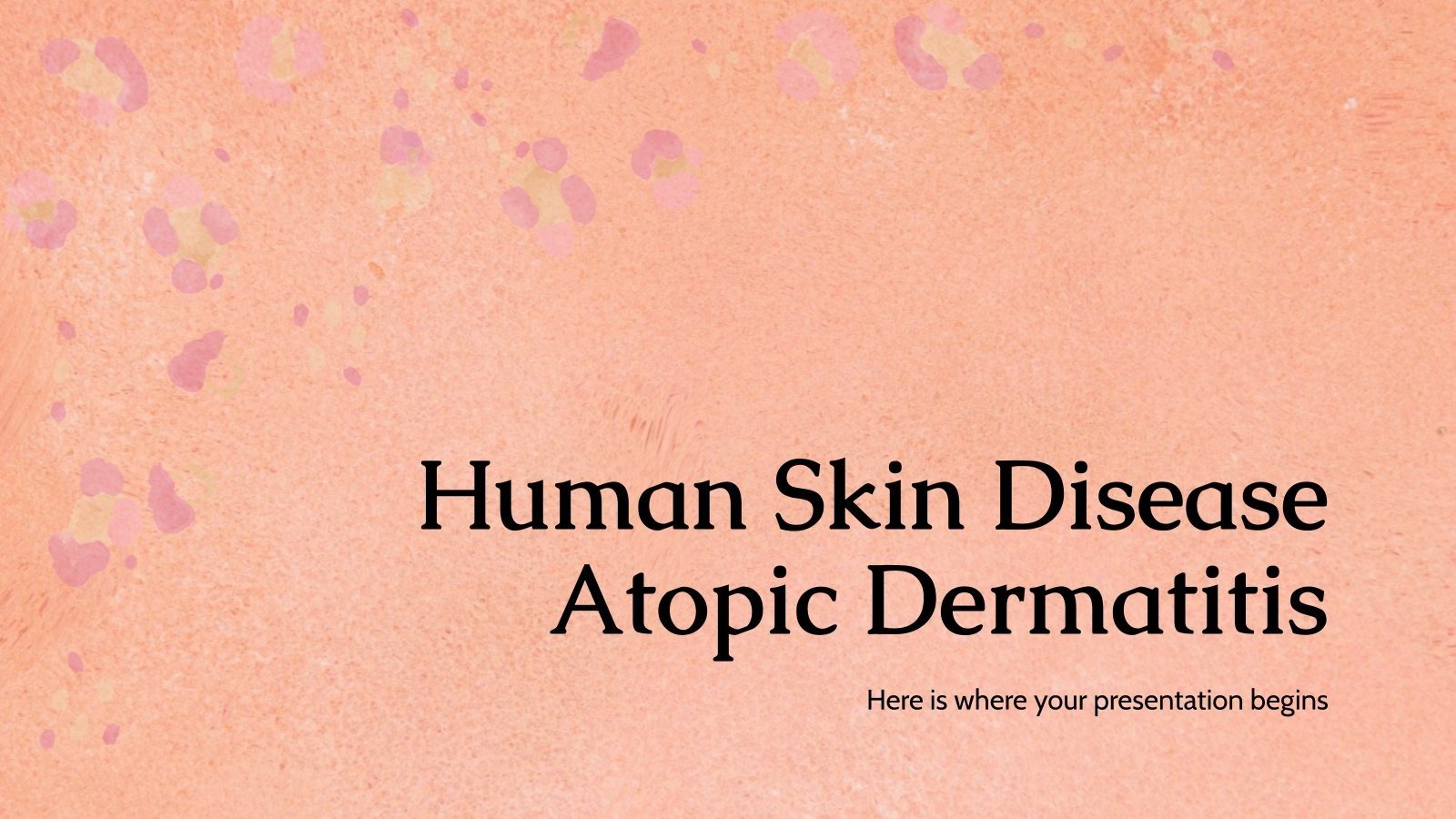 Presentación Enfermedad de la piel: Dermatitis atópica