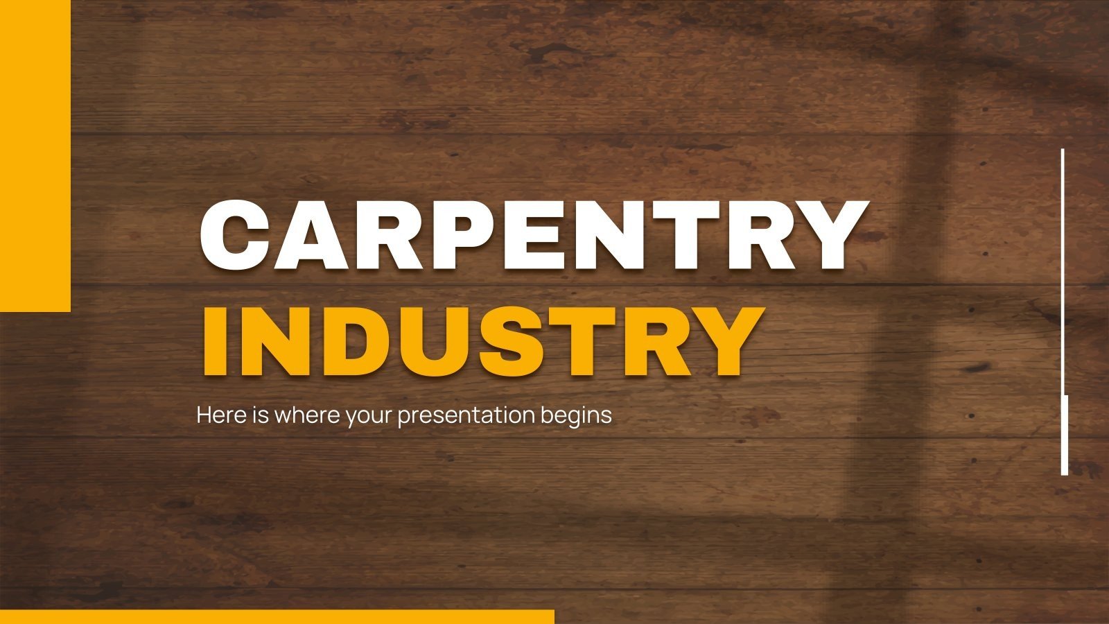 Carpentry Industry Presentation