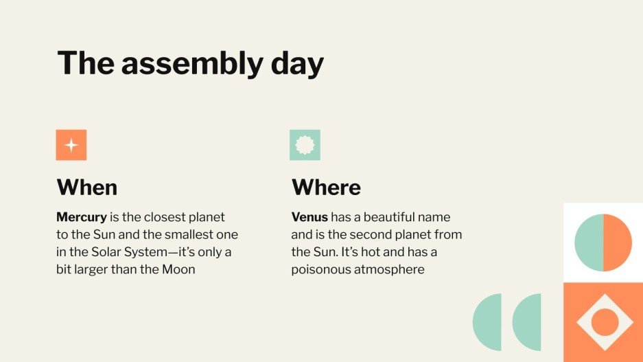 School Assembly Presentation