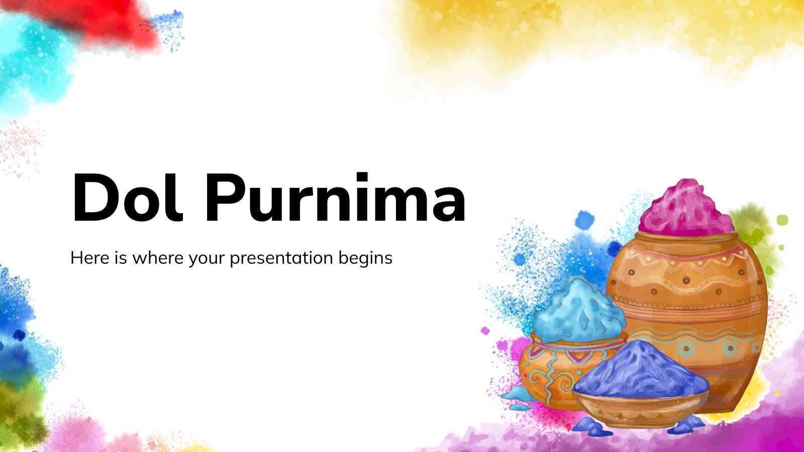 Kostenlose Vorlagen für Google Slides und PPT über Indien