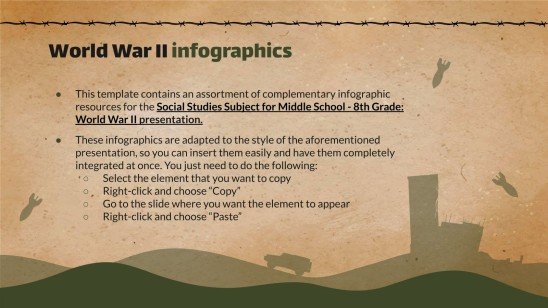Social Studies for Middle School: World War II Infographics