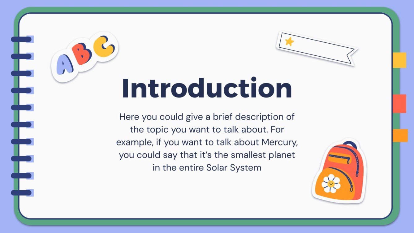 Report Card for Elementary School Presentation