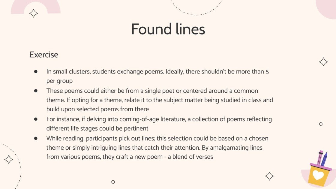 High School Activities to Celebrate National Poetry Month