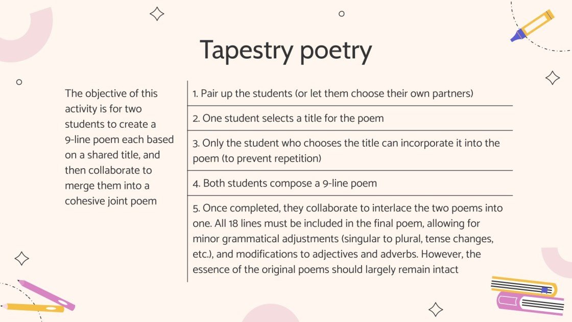 High School Activities to Celebrate National Poetry Month