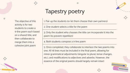 High School Activities to Celebrate National Poetry Month