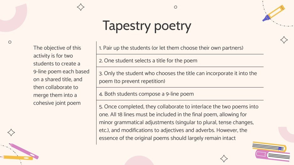 High School Activities to Celebrate National Poetry Month