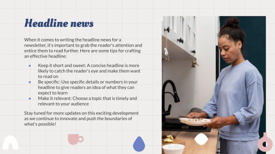 Spring Cleaning Newsletter Presentation