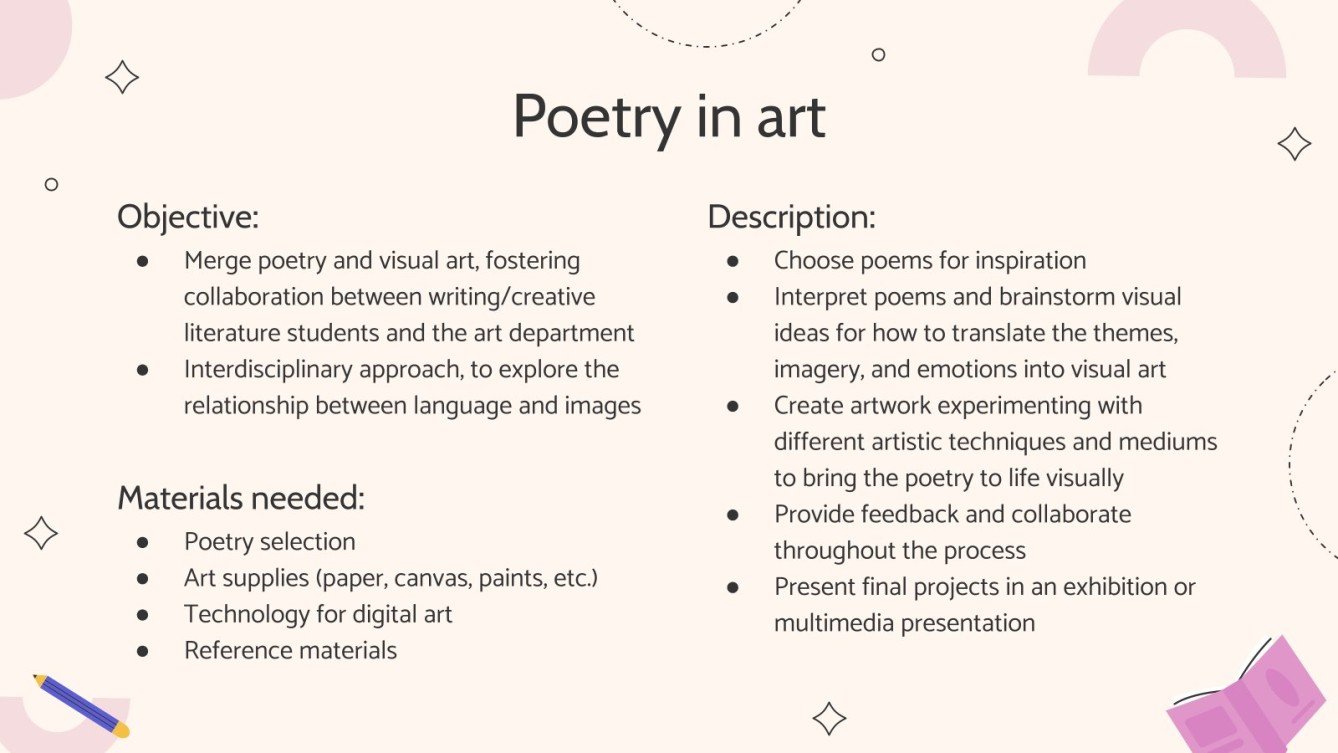 High School Activities to Celebrate National Poetry Month