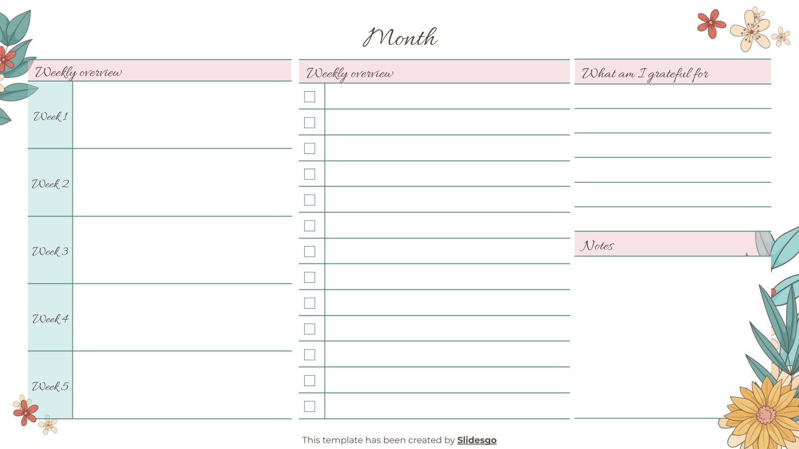 April Planner Presentation