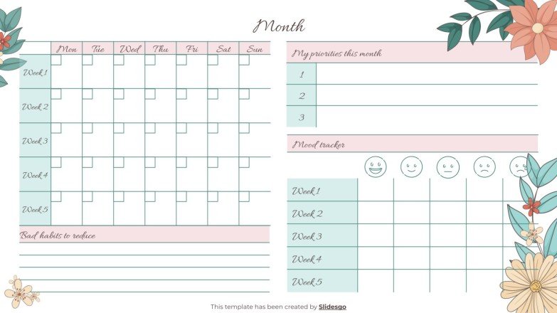 April Planner Presentation